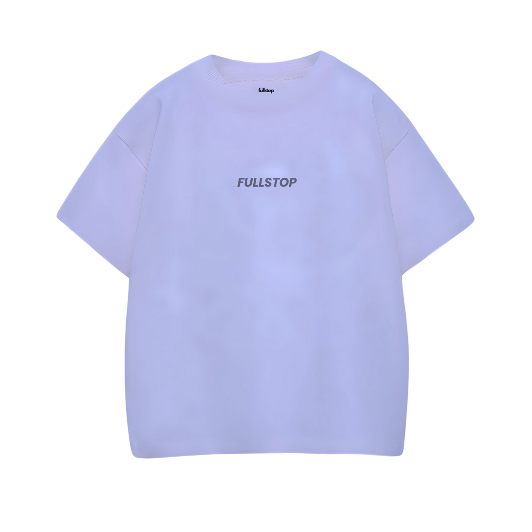 Sky Blue Essential Oversize Tee – Fullstop Pakistan